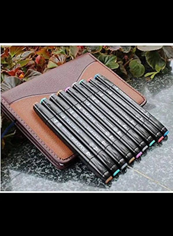 80-Piece Twin Side Marker Pens Set Multicolour Markers Set - Breeze ...